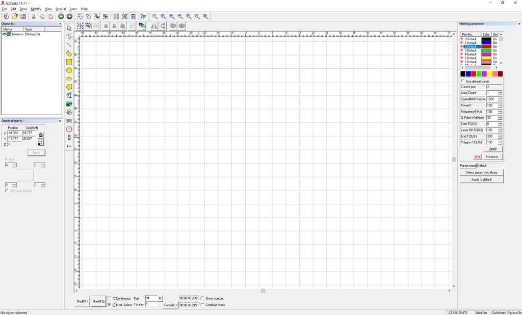 EzCAD2 V2.14.11 (for Fiber Laser) | FM-Laser